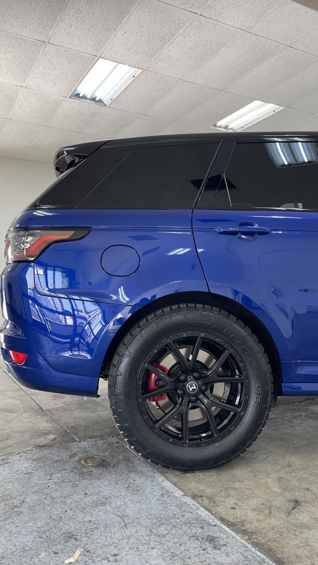 Mantra Wheels for Land Rover Ranger Rover Sport Blue Knighthawk Gloss ...